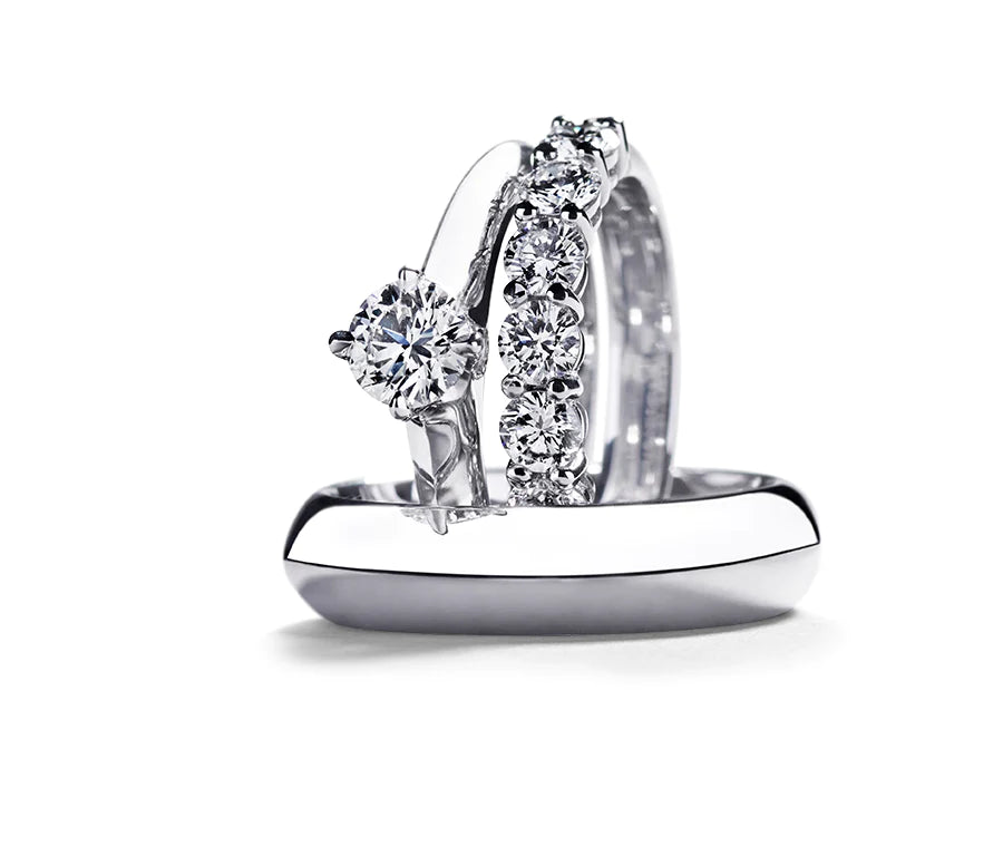 Hartmann’s Signatur ringe I Klassiske vielsesringe med diamanter ...